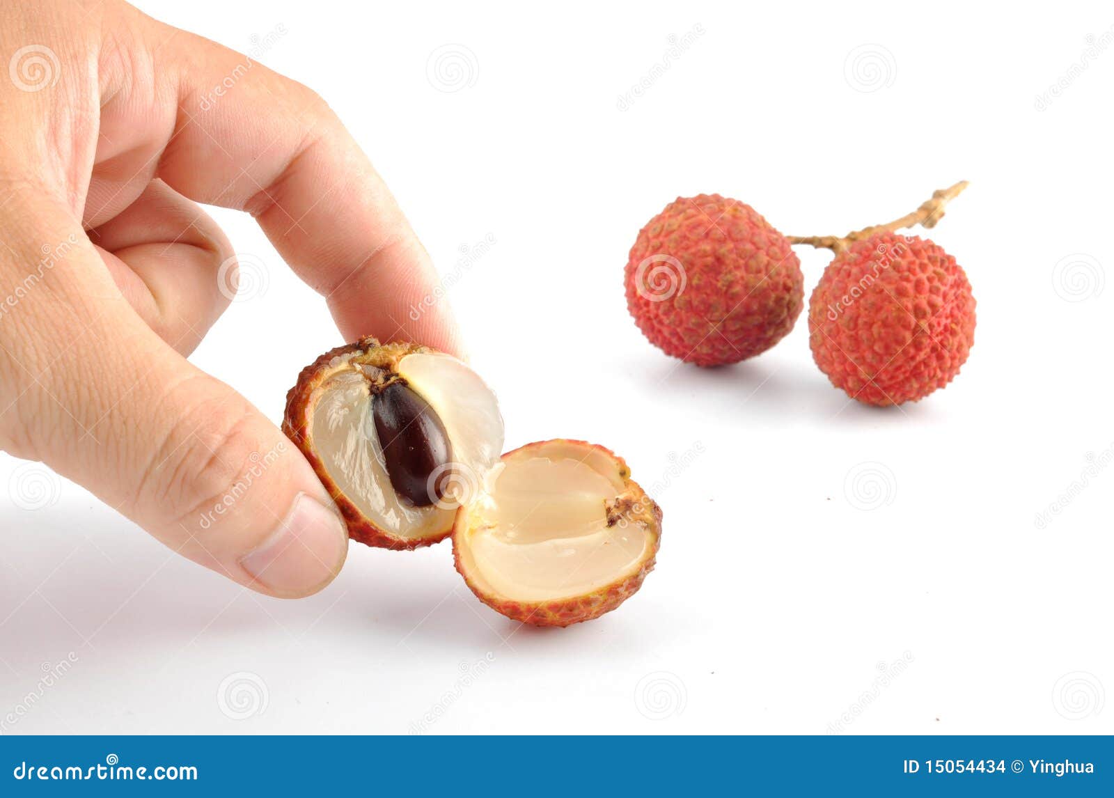 Litchi stock photo. Image of litchee, lichee, china, macro - 15054434
