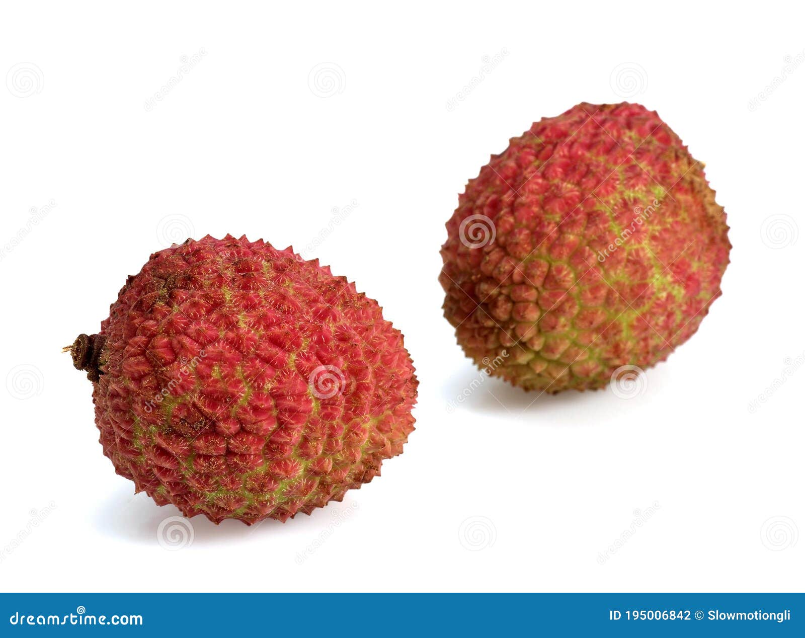 LITCHI or LITCHEE Litchi Sinensis AGAINST WHITE BACKGROUND Stock Photo ...