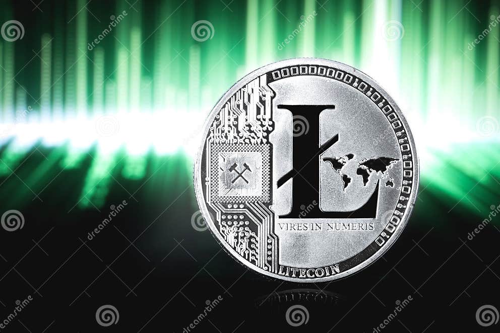 Litecoin logo stock image. Image of symbol, cryptocurrency - 119973743
