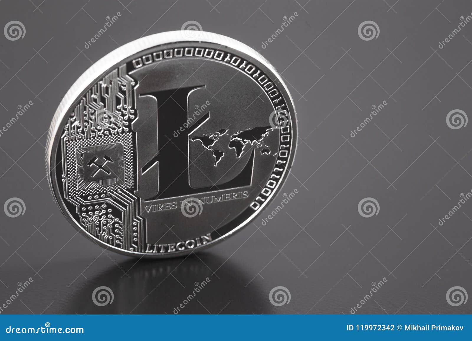 Litecoin logo stock photo. Image of internet, banking - 119972342