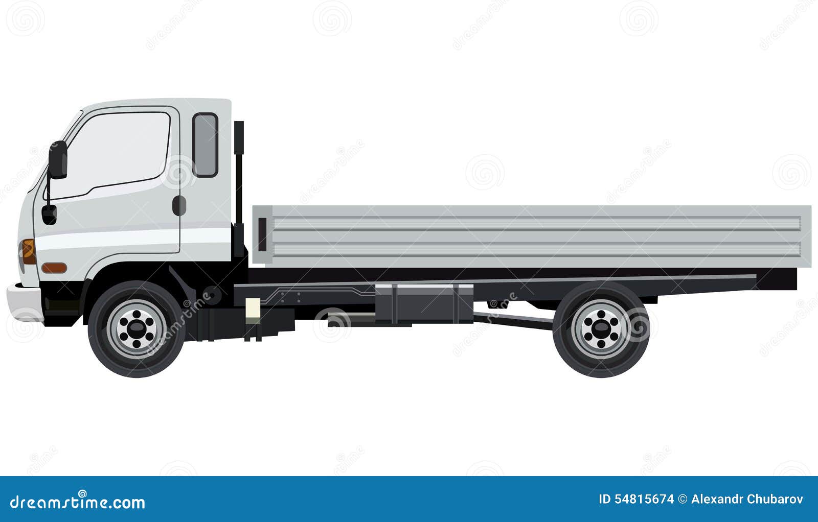 Liten lastbil vektor illustrationer. Illustration av funktionsläge ...