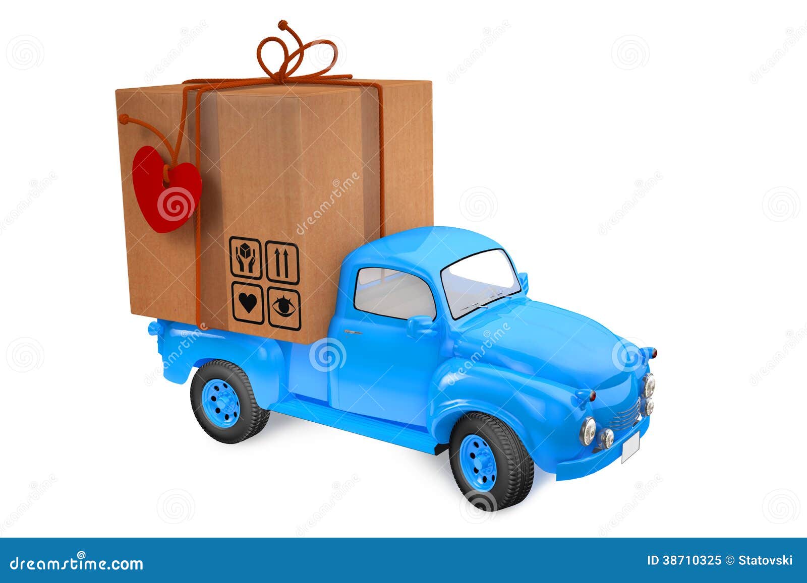 Liten Lastbil Med Jordlotten Stock Illustrationer - Illustration av ...