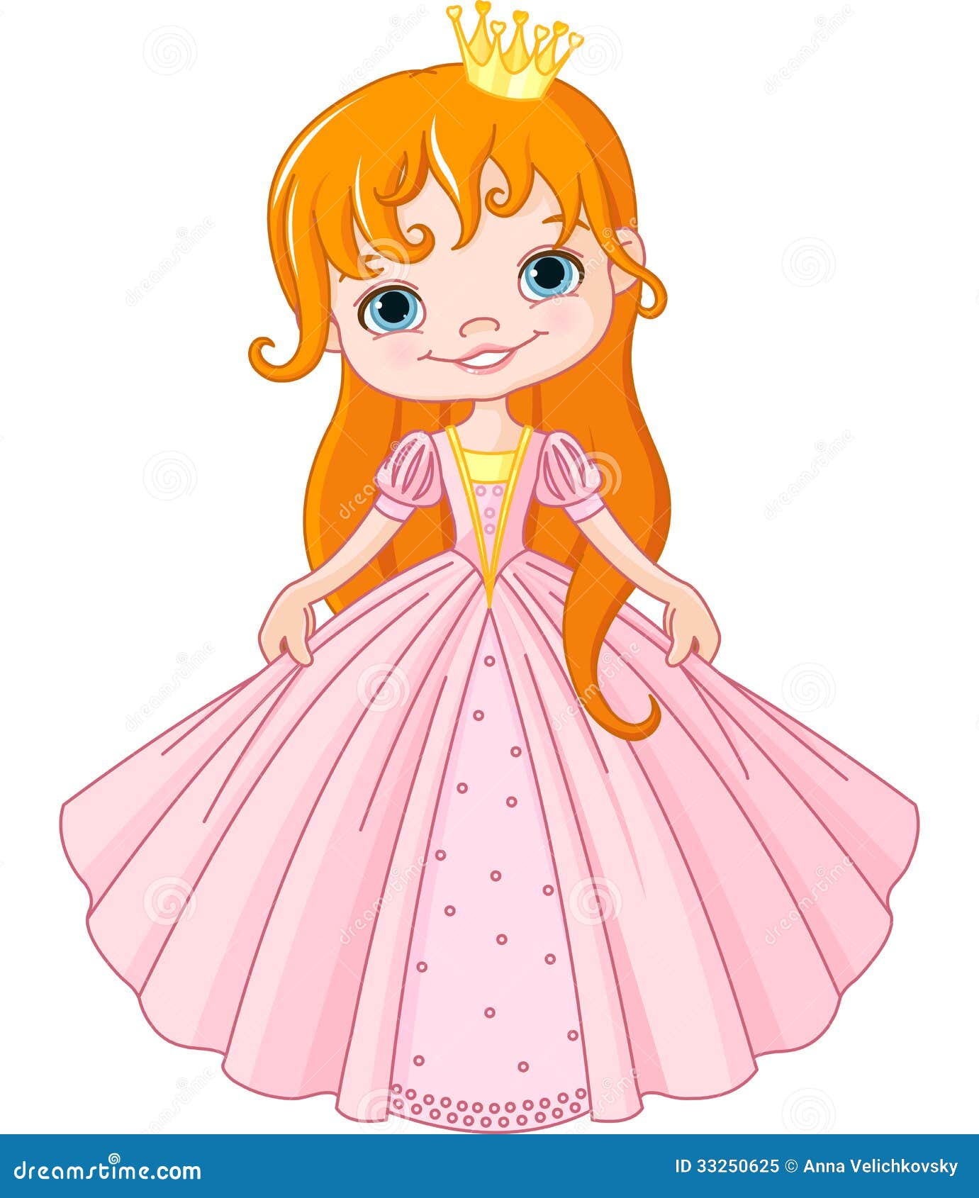 Liten prinsessa stock illustrationer. Illustration av fantasi - 33250625