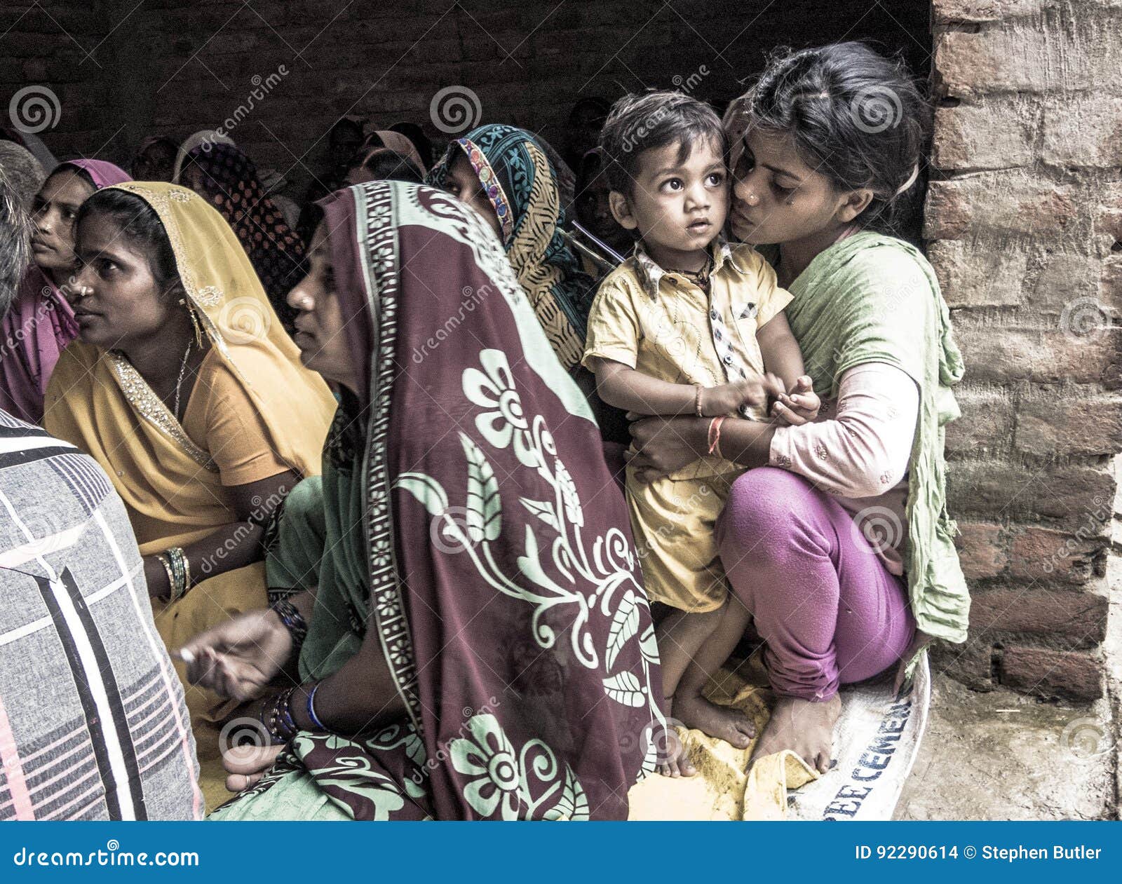A Literacy Class in Rural India. Editorial Stock Image - Image of ...