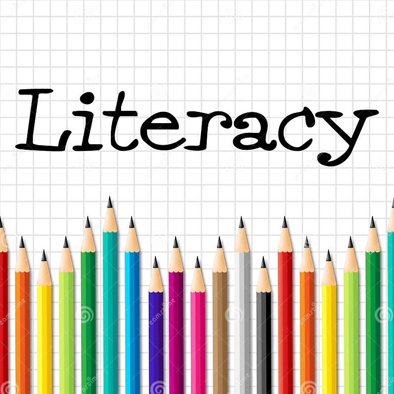 Literacy Pencils Represents Train Proficiency and Develop Stock ...