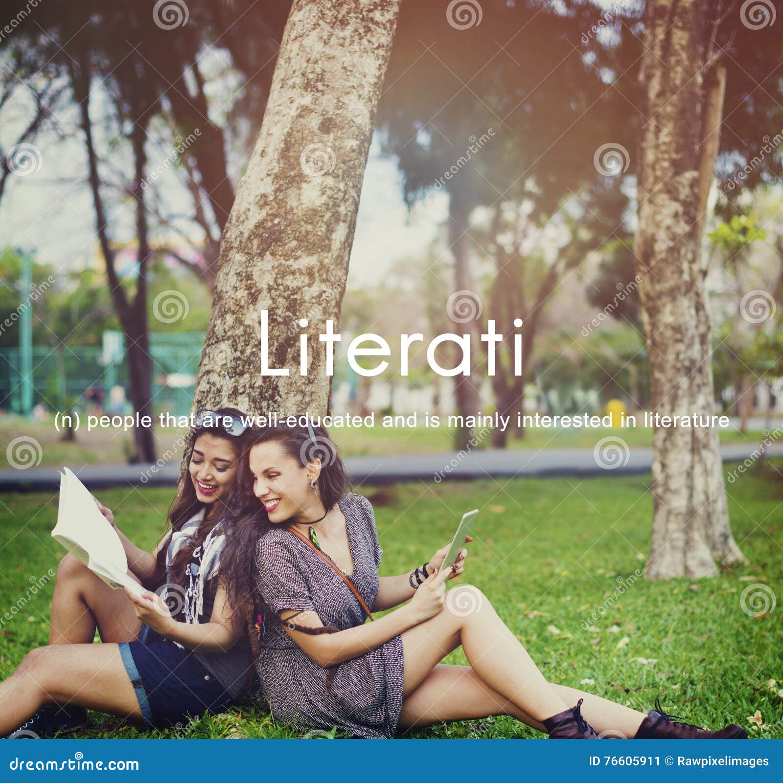 Literati Literature Highly Educated Literate Knowledge Concept Stock ...