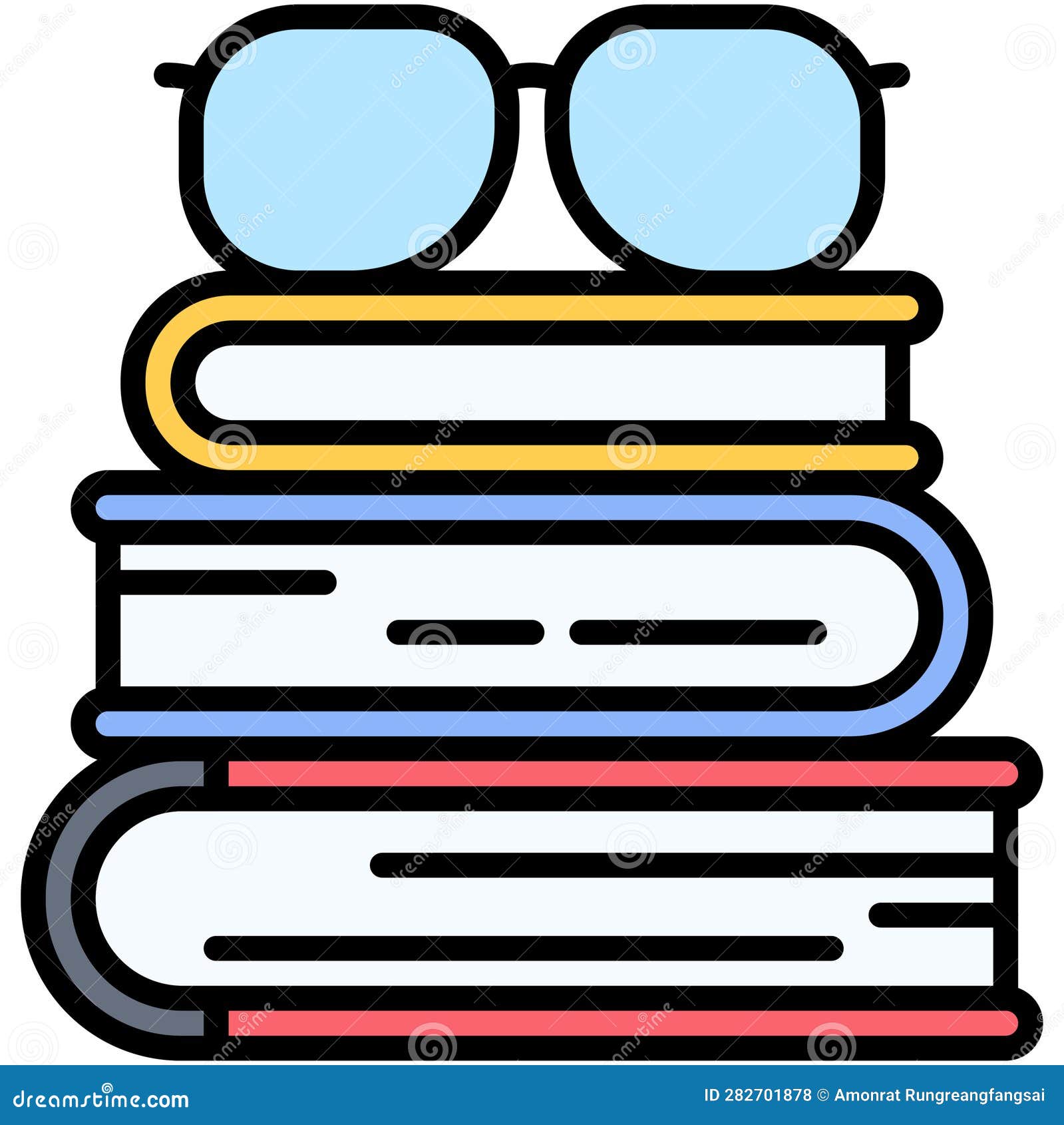 Literature Icon, High School Related Vector Illustration Stock Vector ...