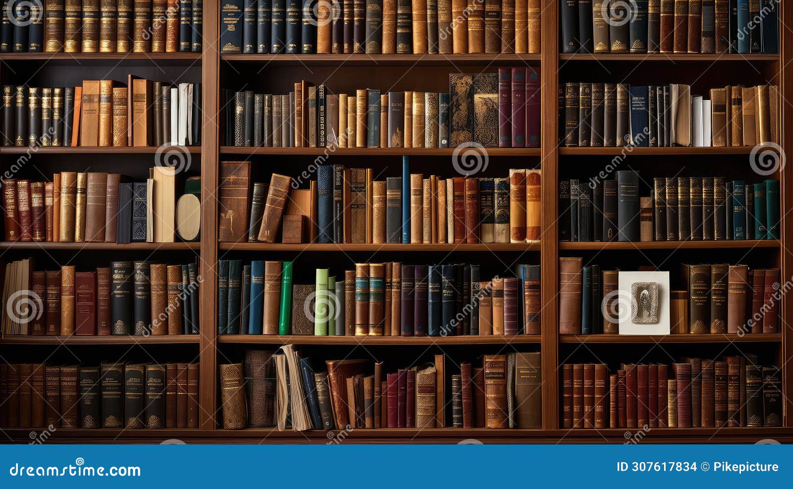 Literature Library Book Shelf Stock Illustration - Illustration of ...