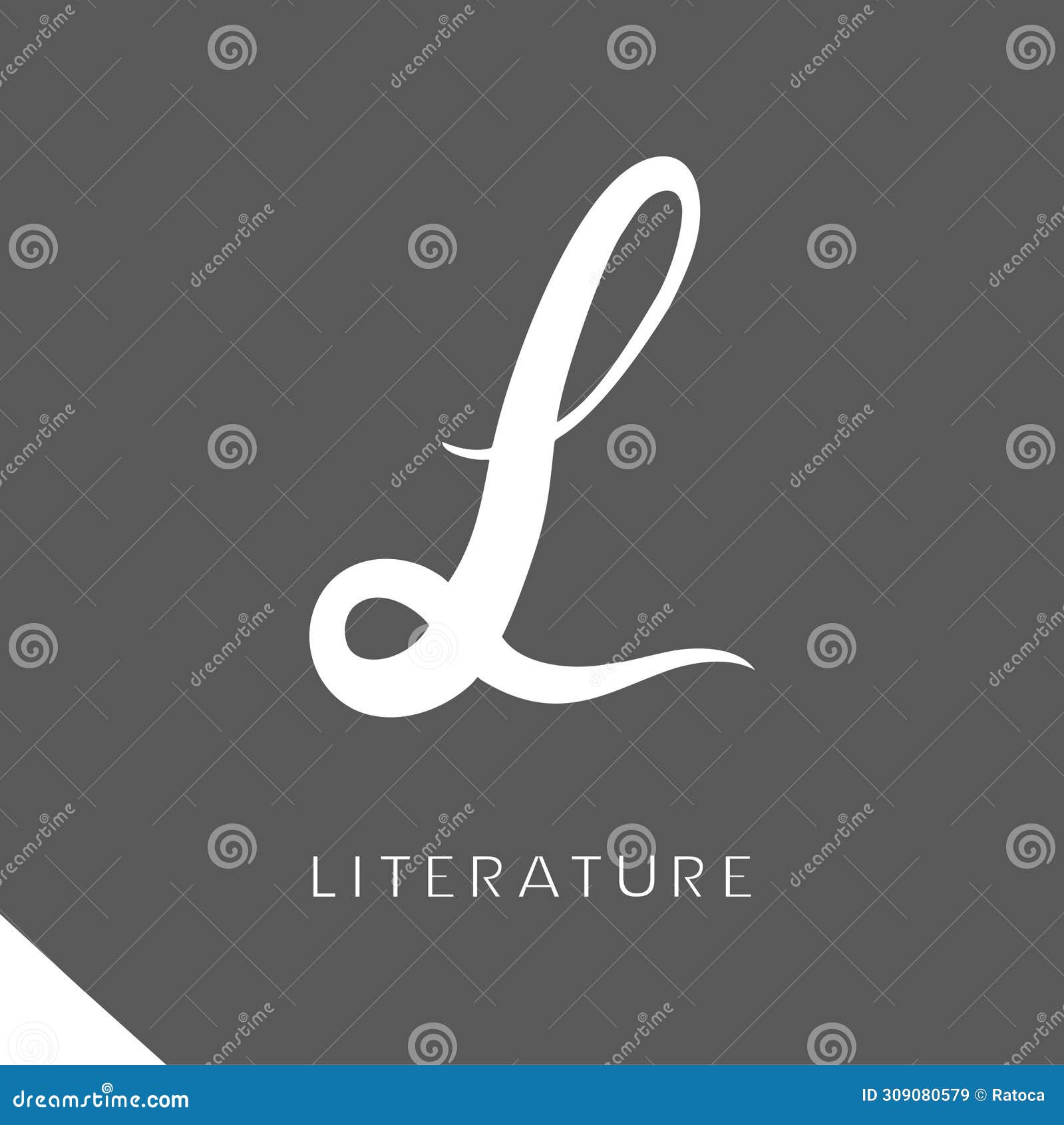 Literature symbol design stock vector. Illustration of literature ...