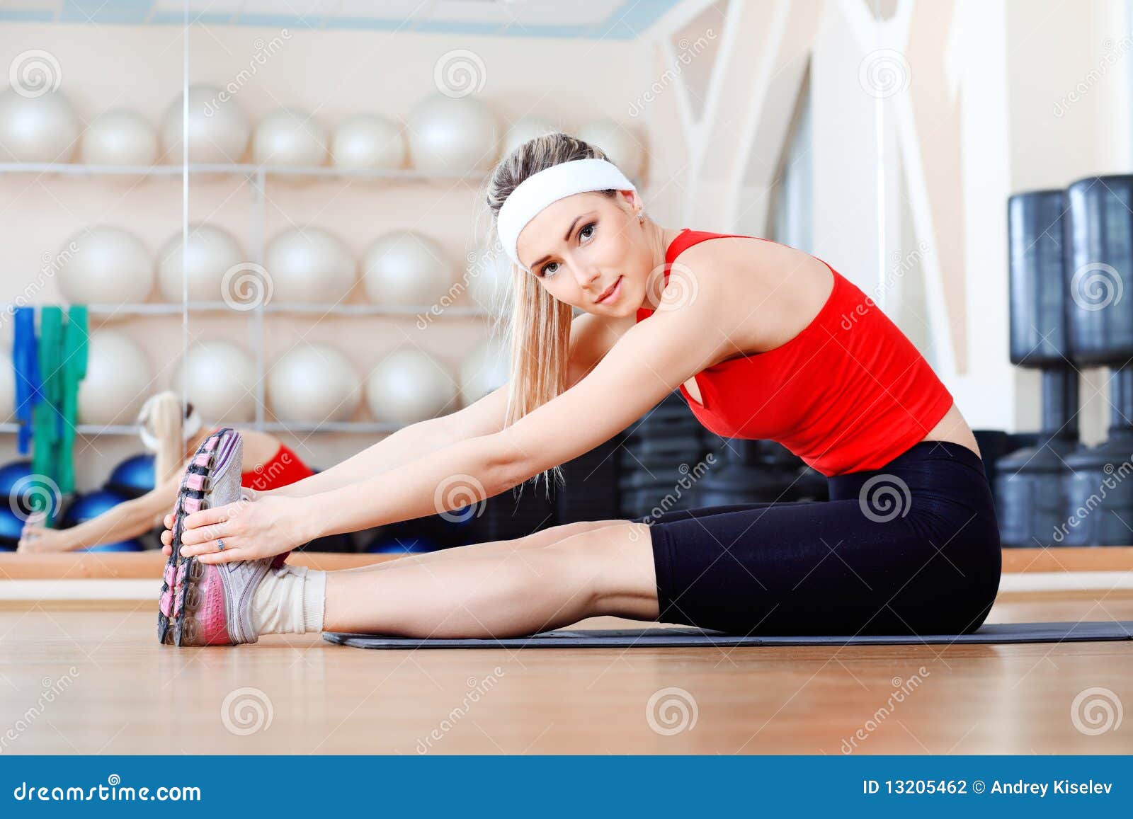 Lithe body stock photo. Image of girl, female, aerobics - 13205462
