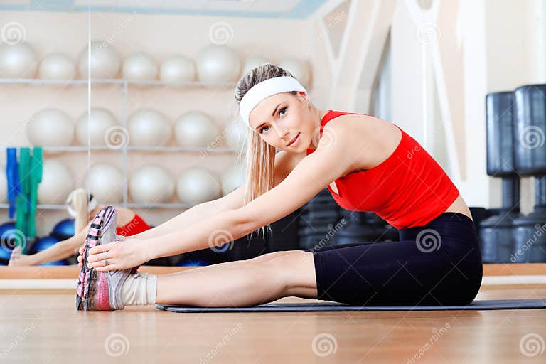 Lithe body stock photo. Image of girl, female, aerobics - 13205462