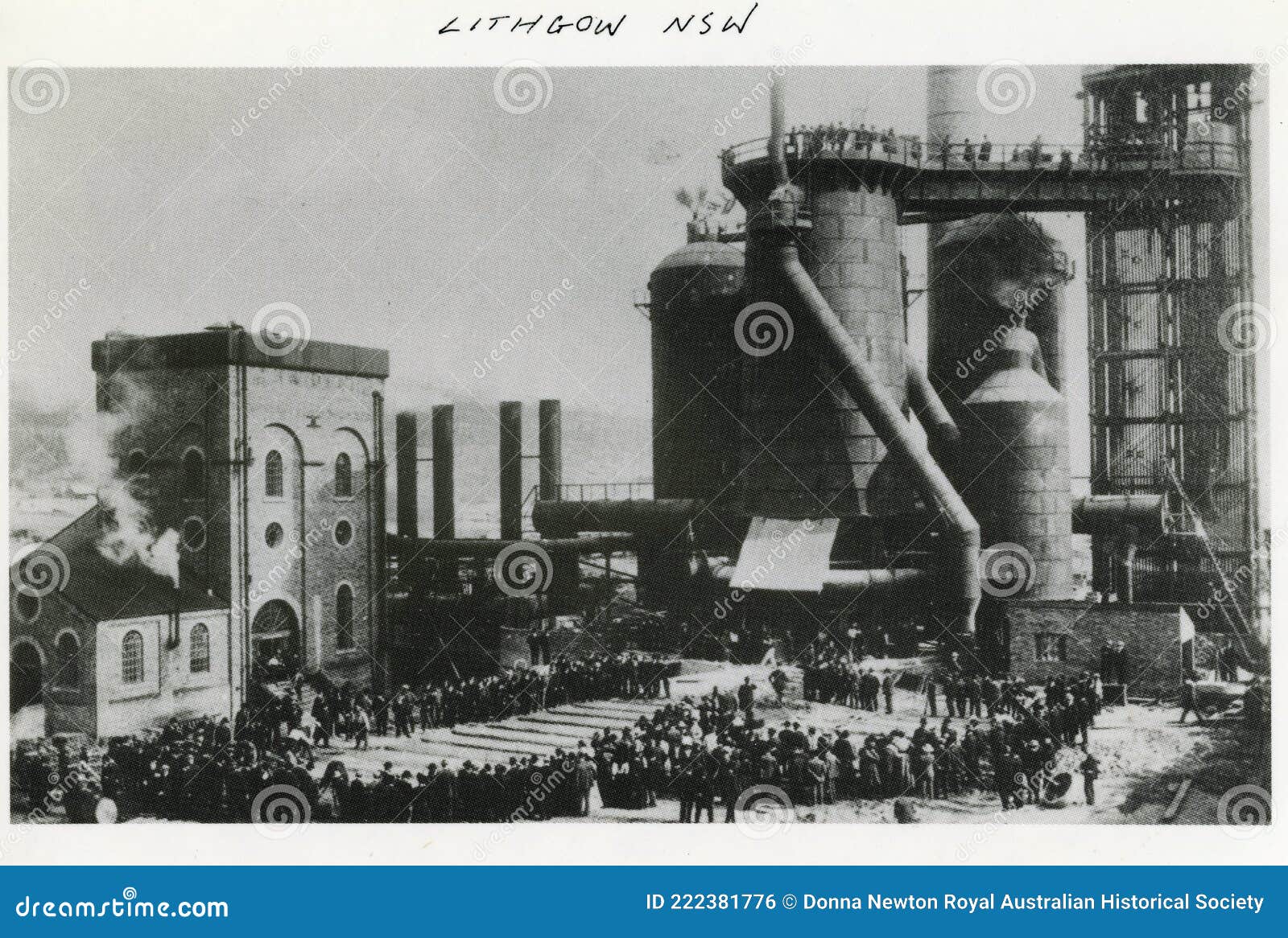 Lithgow Blast Furnace 1907 Picture. Image: 222381776