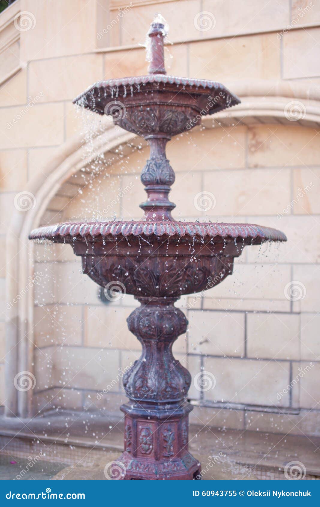 Dripping Fluidity, A Clear Water Crater With Backlight. Royalty-Free ...