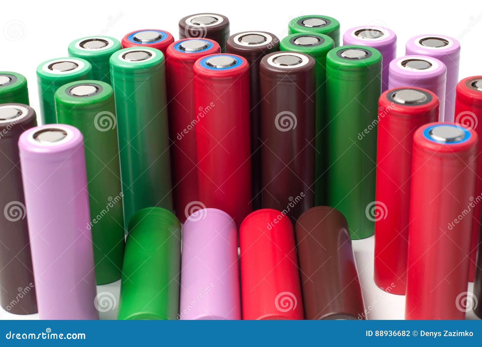 Lithium Ion 18650 Batteries Stock Photography | CartoonDealer.com #88936682