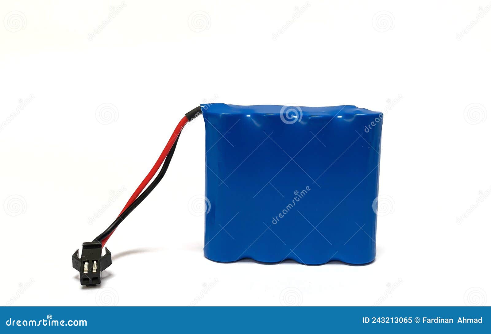 Lithium Ion Battery Pack with Cable Stock Image - Image of device ...