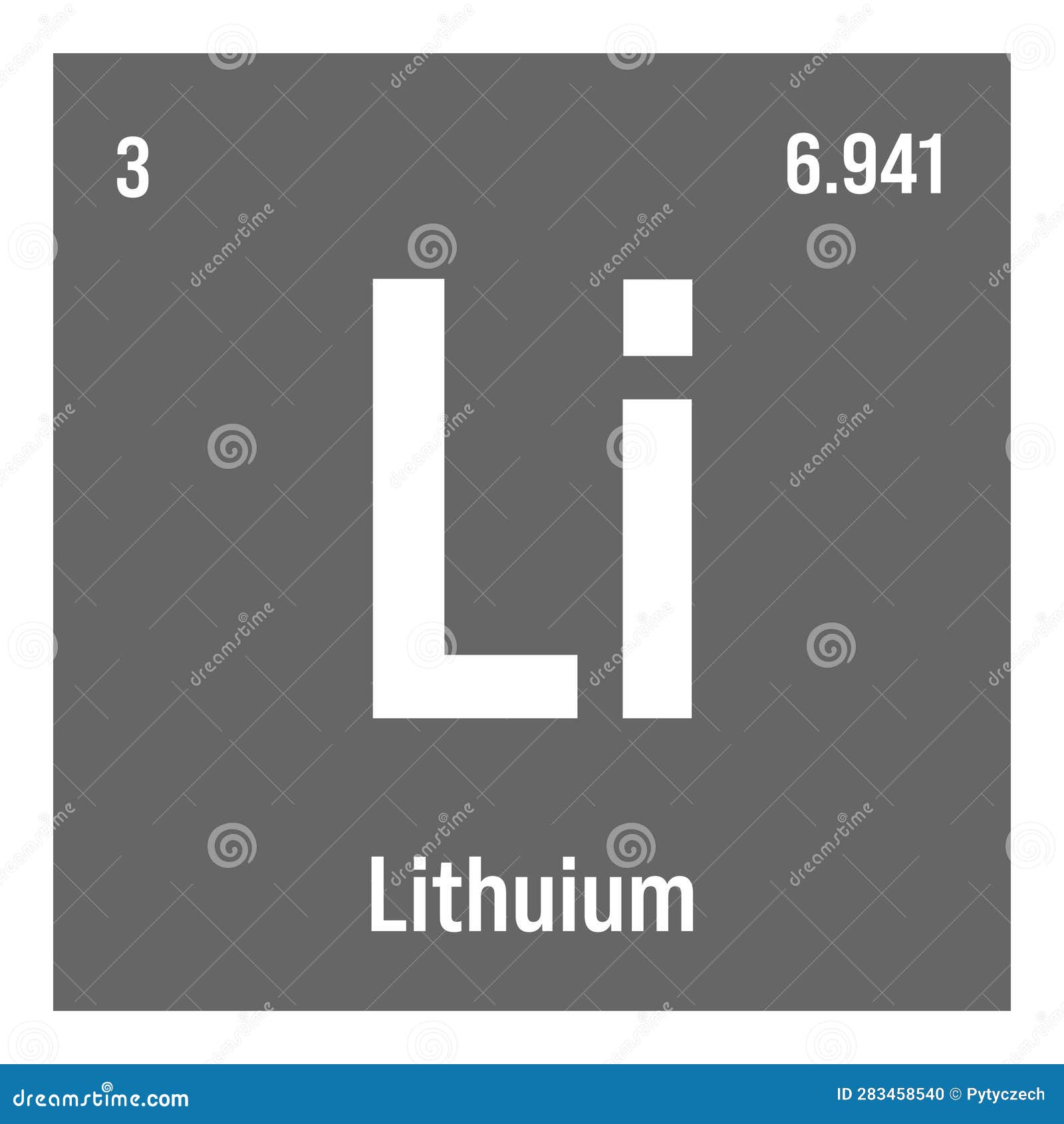 Lithium, Li, Periodic Table Element Stock Vector - Illustration of ... Lithium, Li, Periodic Table Element Stock Vector - Illustration of ...