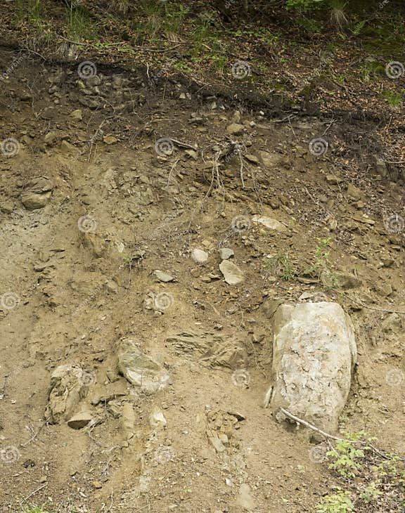 Lithosol soil stock photo. Image of layer, stone, mountains - 222426368