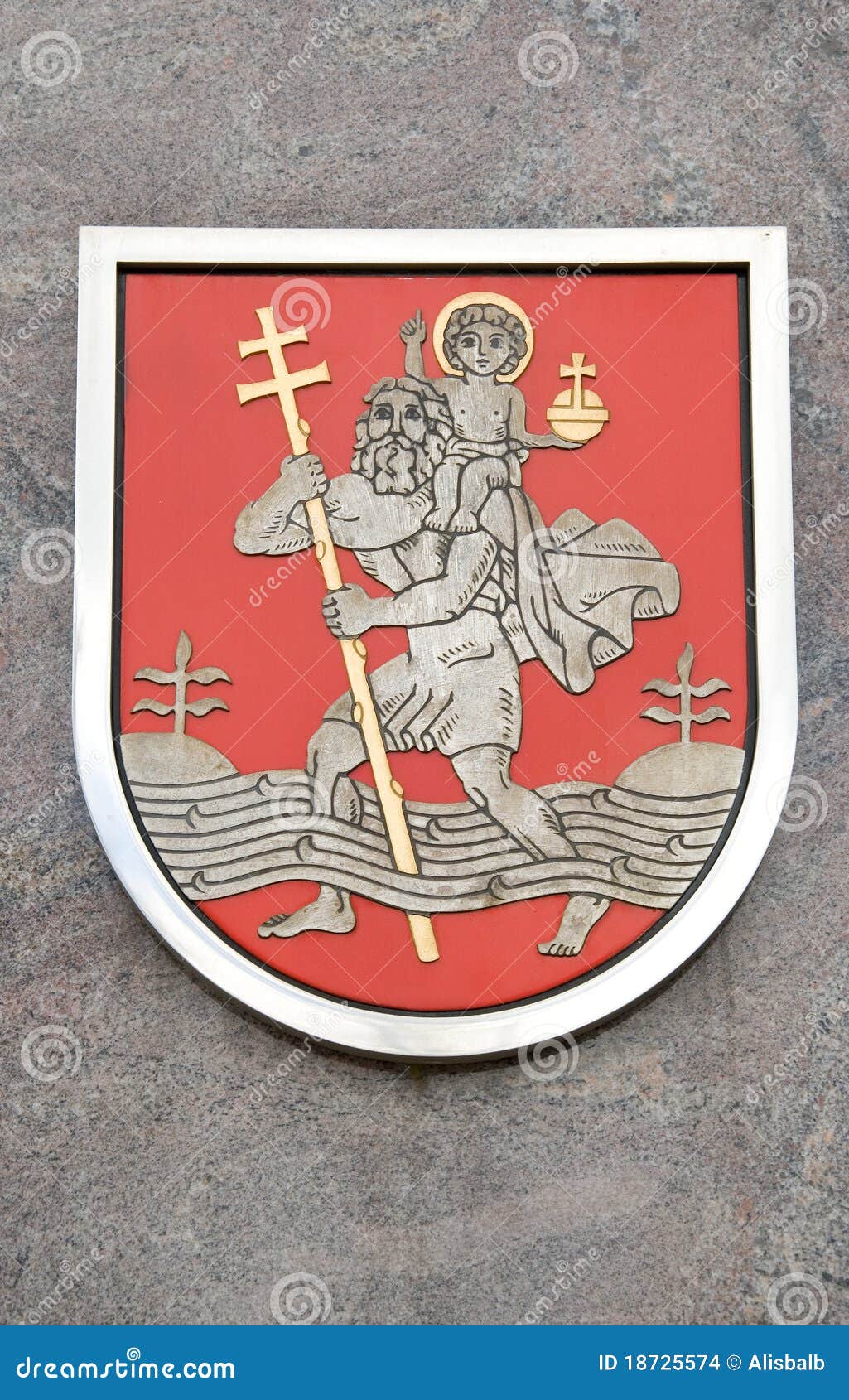 Lithuania Capital Vilnius Town Symbol Stock Photo - Image of vilnius ...