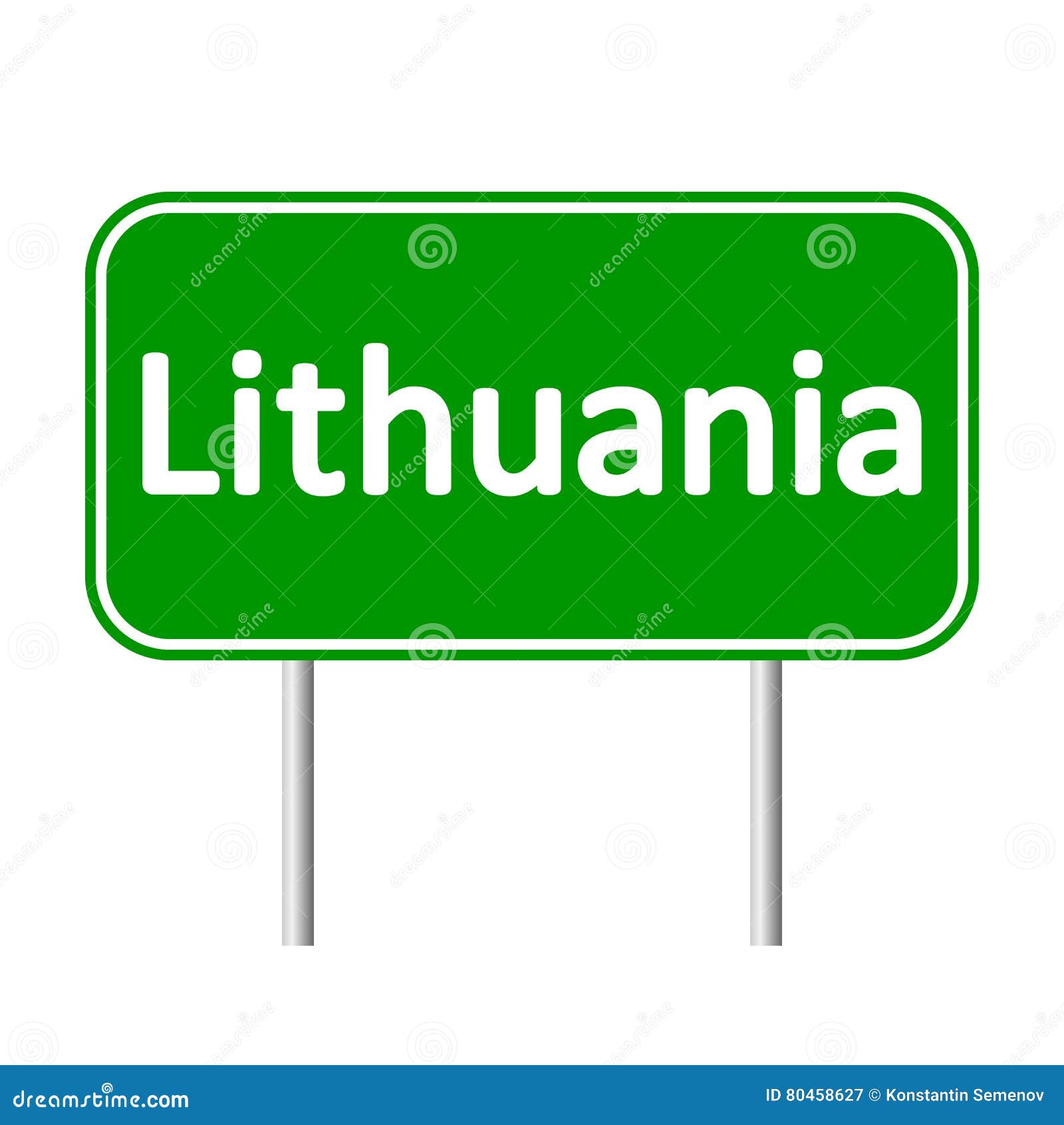 Lithuania Road Sign Stock Illustrations – 303 Lithuania Road Sign Stock ...