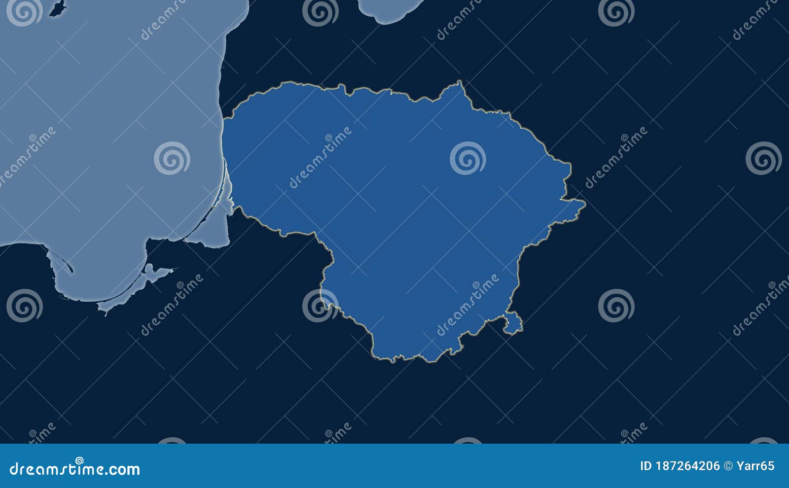 Lithuania - Solid. Composition Stock Illustration - Illustration of ...