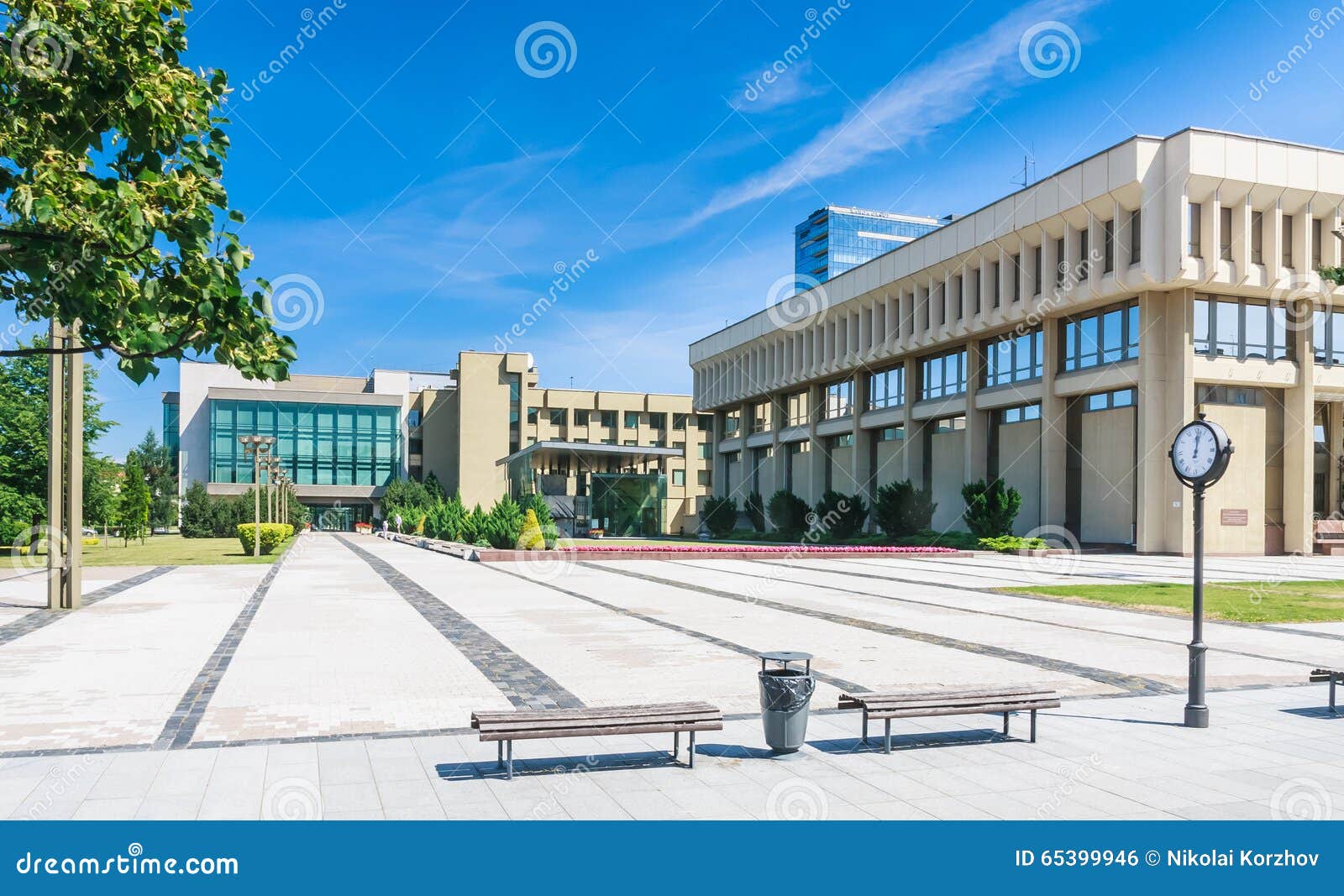 Lithuania. Vilnius. Houses of Parliament Editorial Photo - Image of ...