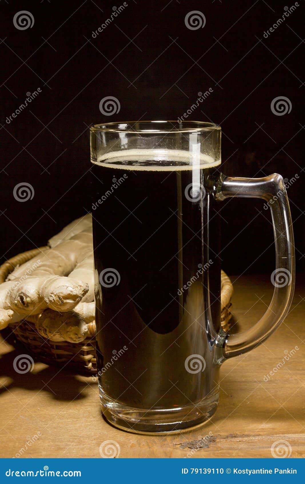 Lithuanian ginger brew stock photo. Image of bread, wooden - 79139110