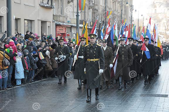 Lithuanian Independence Day Editorial Image - Image of celebration ...