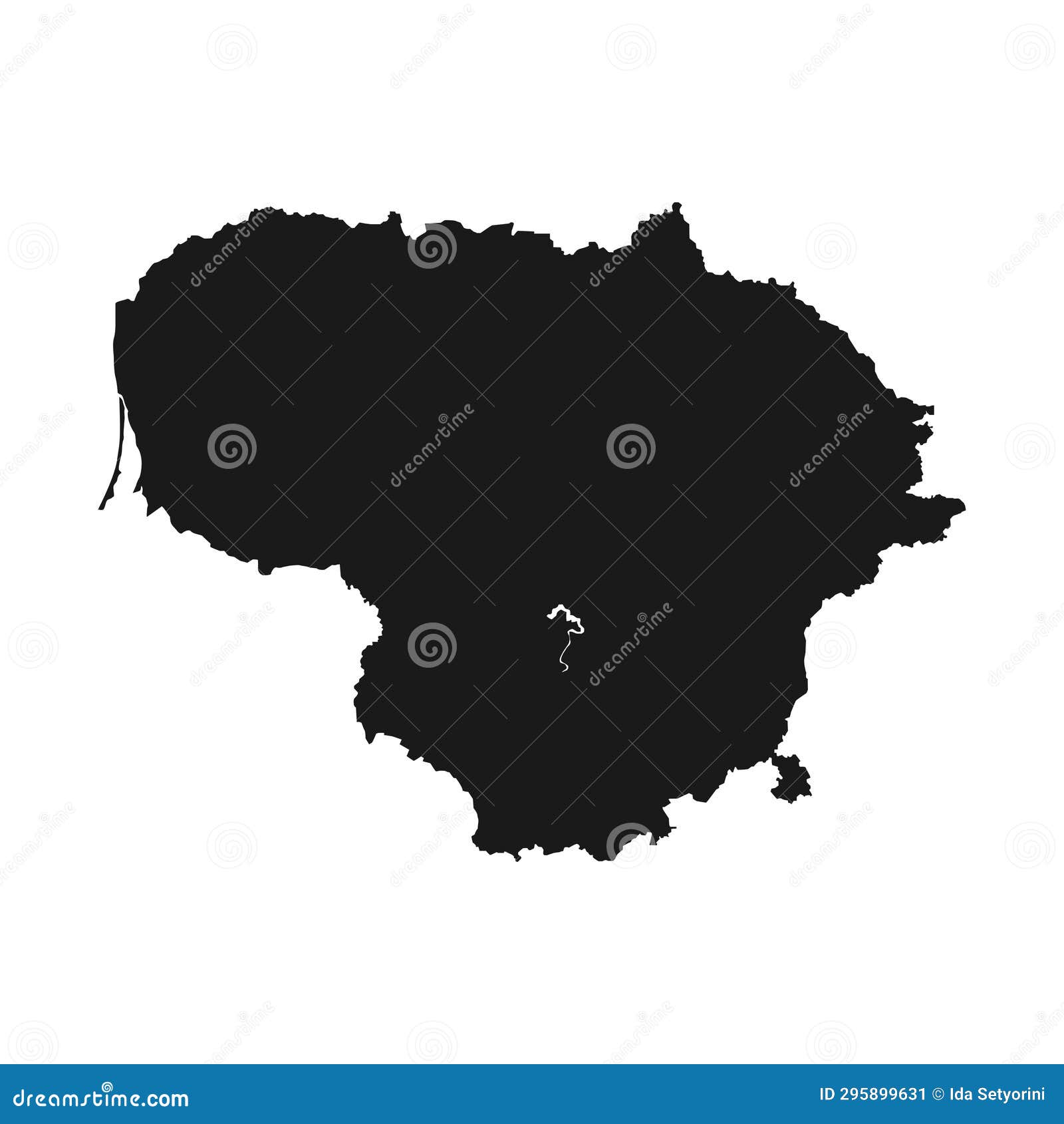 Lithuanian map icon vector stock illustration. Illustration of europe ...