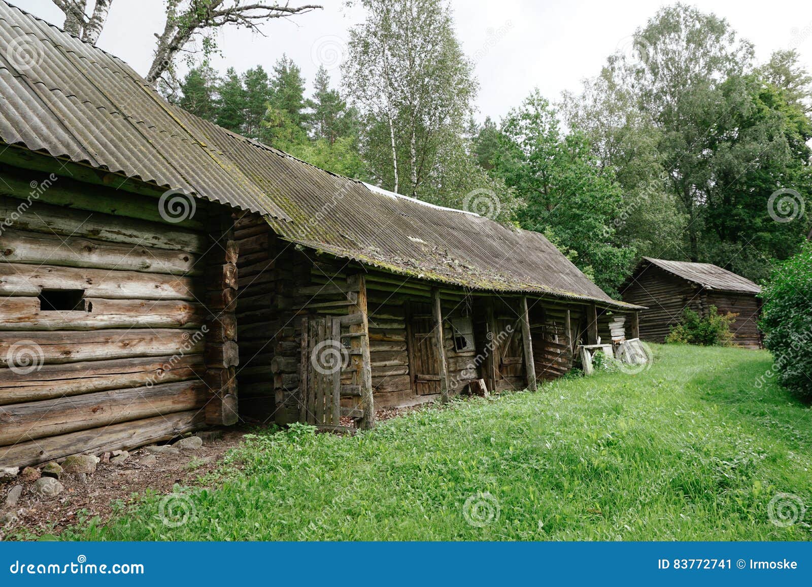 Lithuanian old building stock image. Image of ground - 83772741
