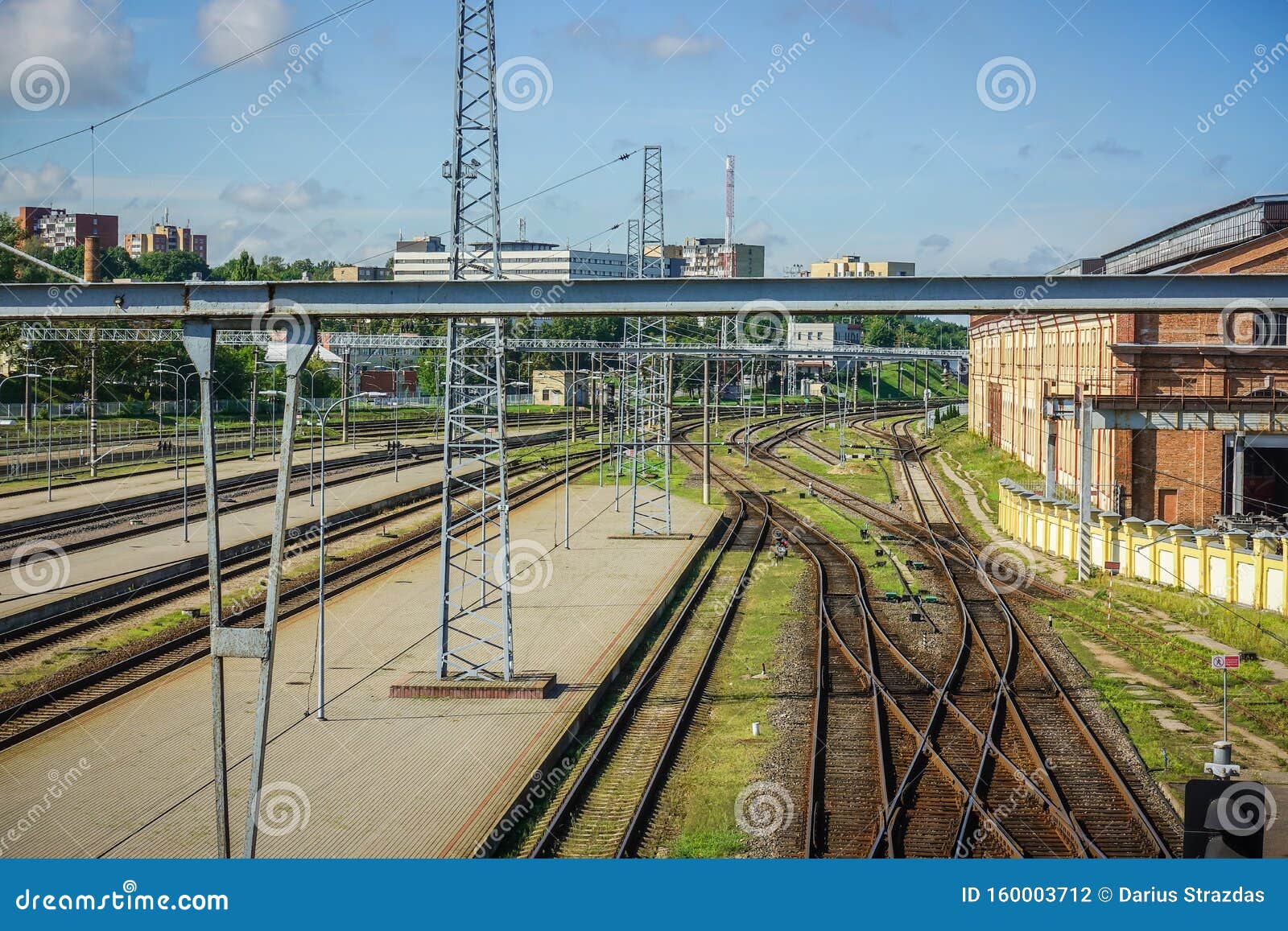Lithuanian Railway Station, Vilnius Editorial Photography - Image of ...