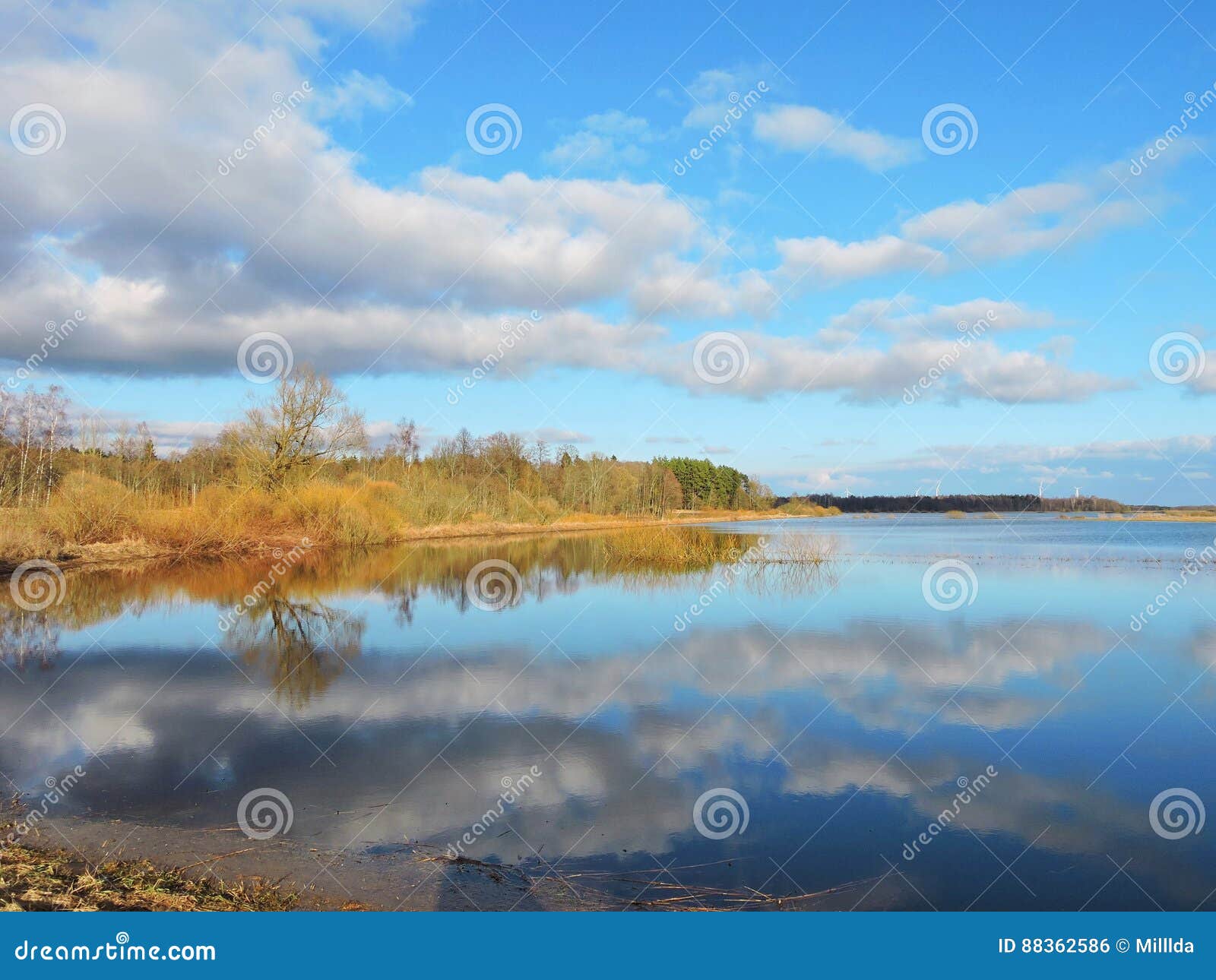 Lithuanian spring flood stock photo. Image of lithuanian - 88362586