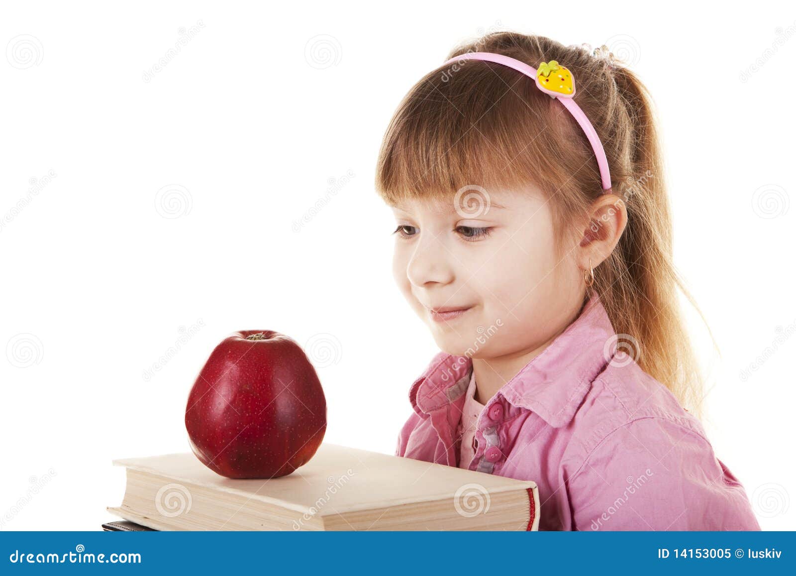 Litle girl stock image. Image of eyes, school, healthy - 14153005