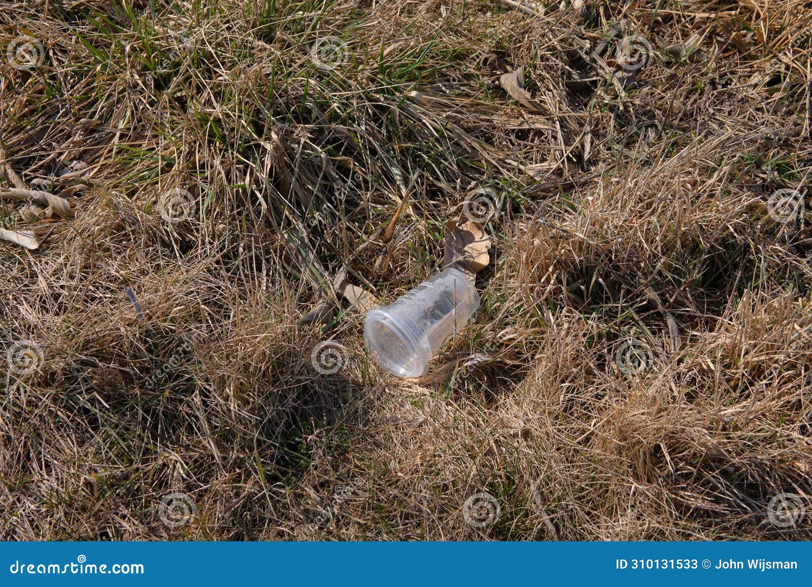 Litter Along a Roadside - Plastic Cup Editorial Stock Photo - Image of ...