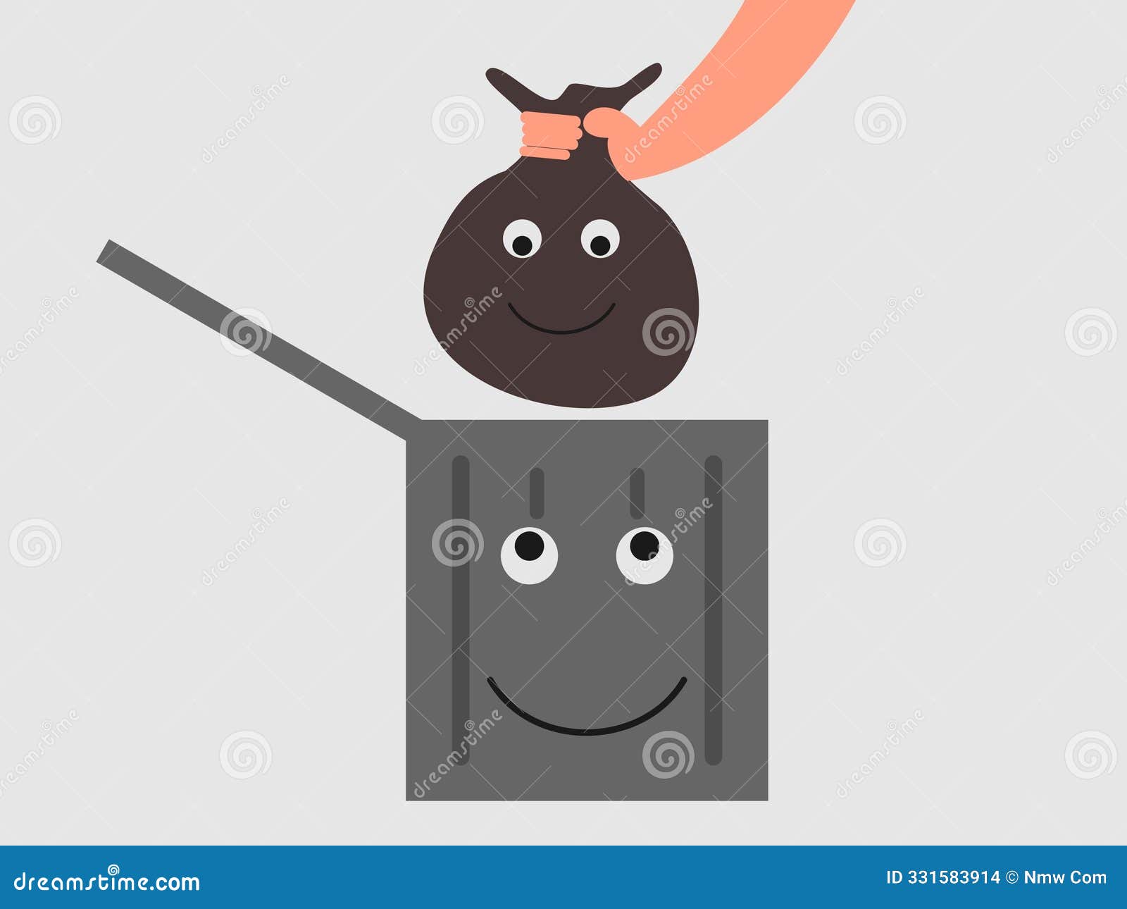 Littering Vector Illustration Flat Design Stock Illustration ...