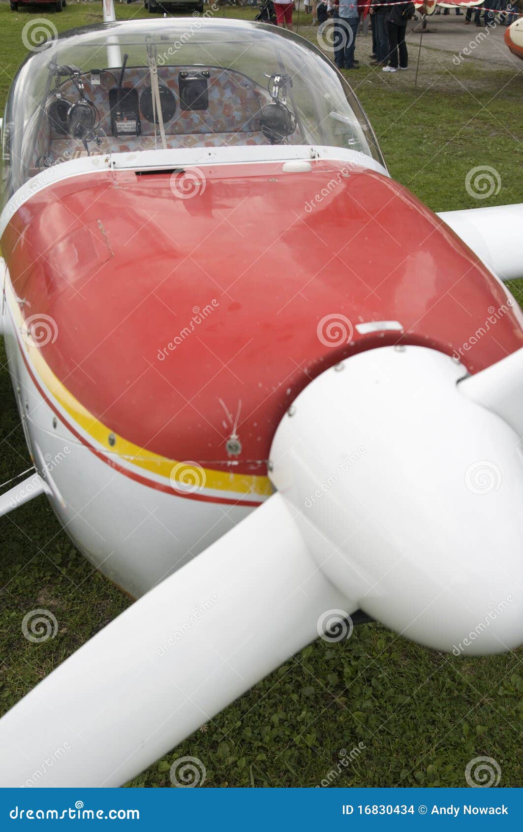Little aeroplane stock photo. Image of outside, airfield - 16830434