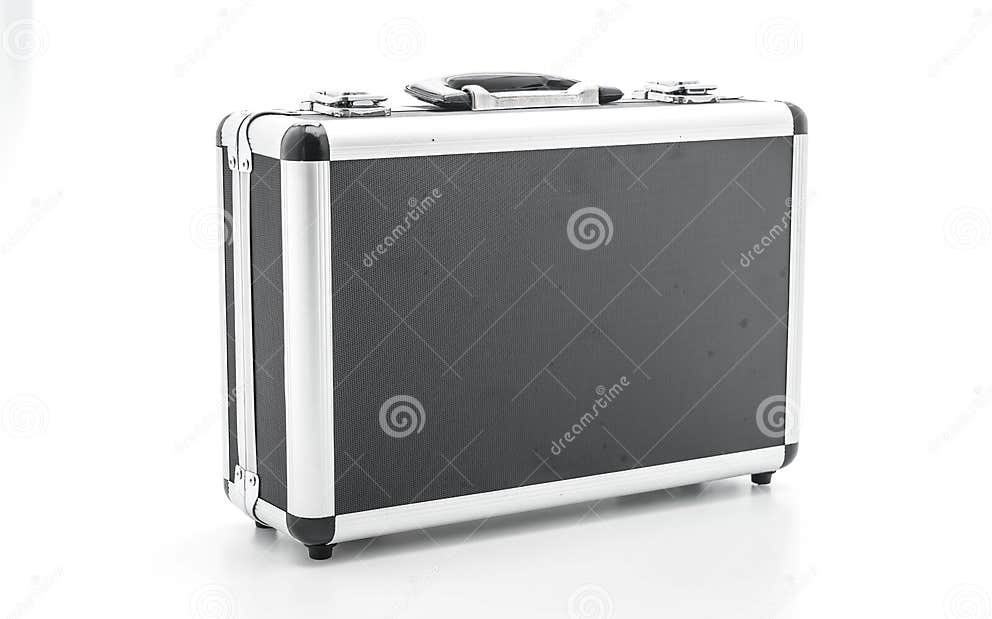 Little aluminum case stock image. Image of closed, handle - 97777935