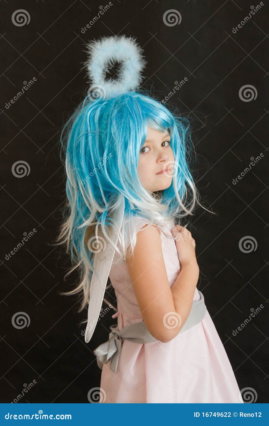 Little angel stock photo. Image of blue, tranquil, heavenly - 16749622