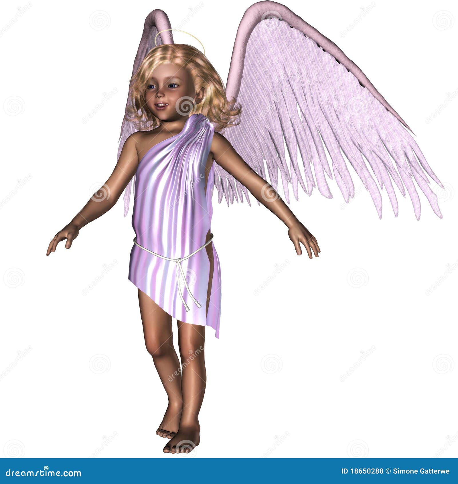 Little Angel stock illustration. Illustration of pink - 18650288