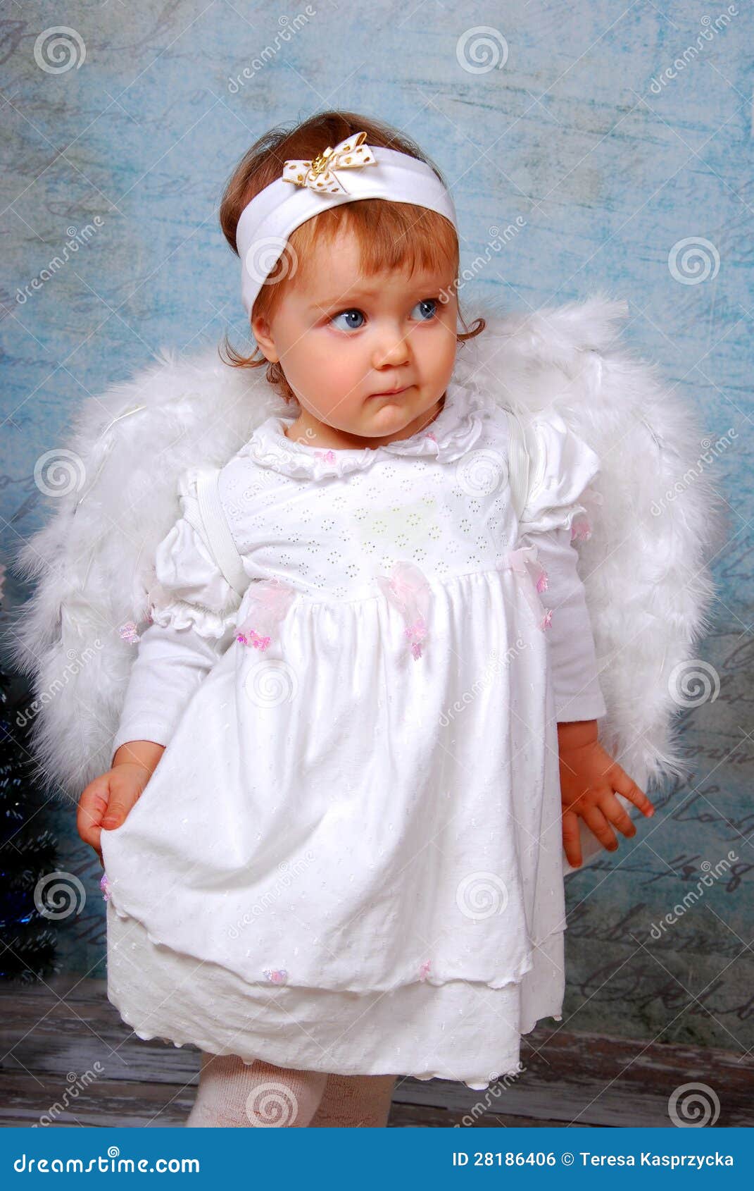 Little angel stock photo. Image of band, lovely, festive - 28186406