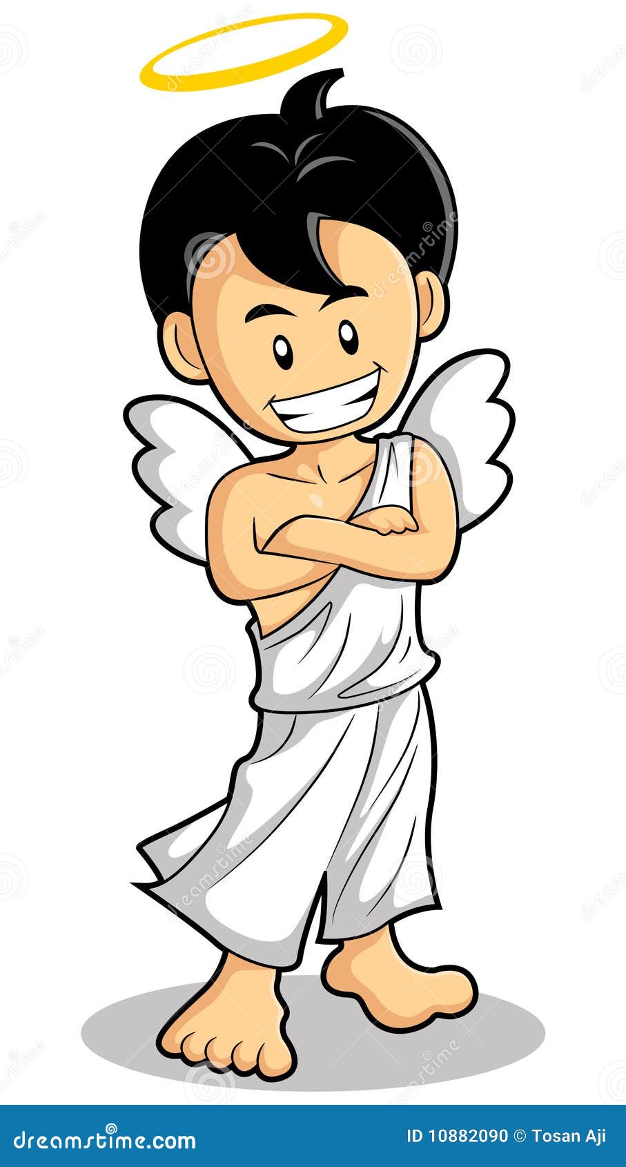 Little angel smile stock illustration. Illustration of shine - 10882090