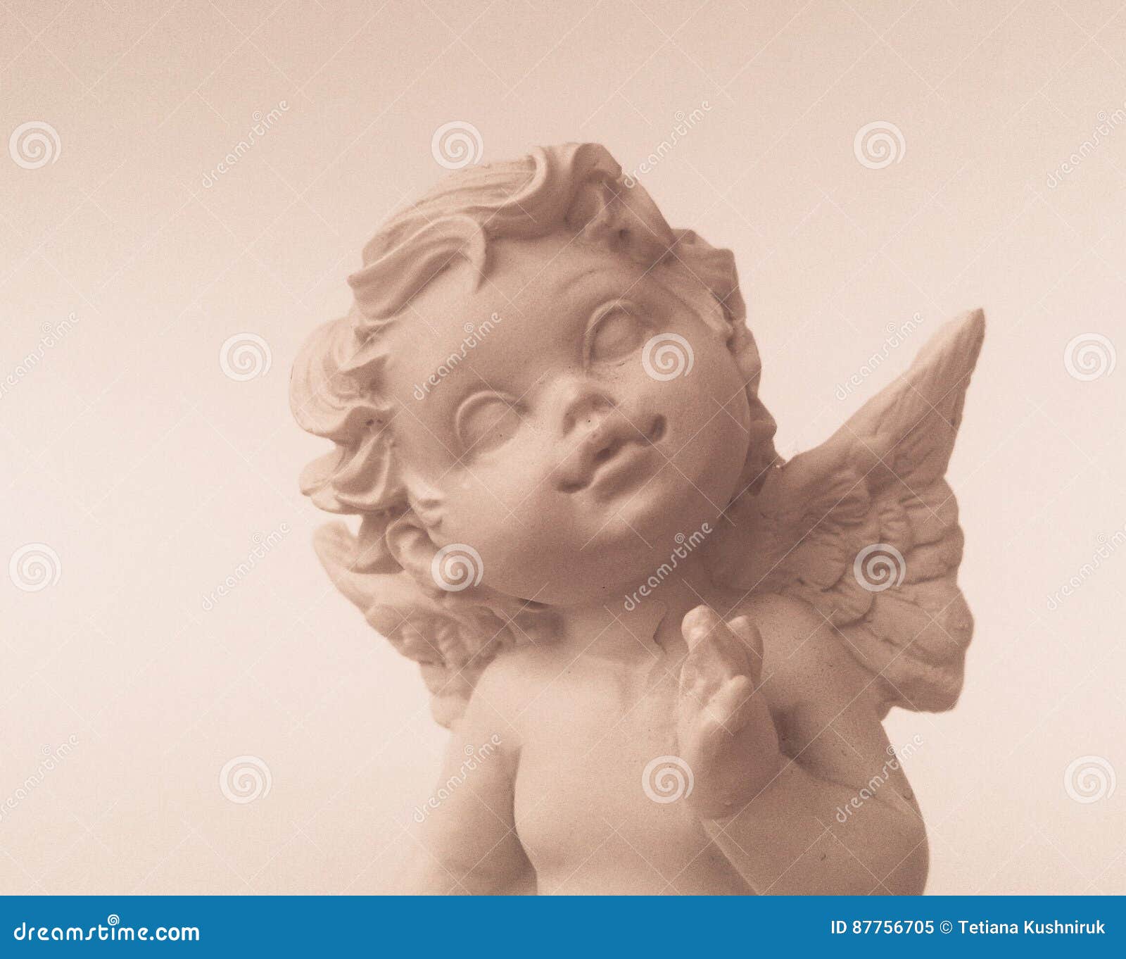 Little Angel . Wings.White stock image. Image of wings - 87756705