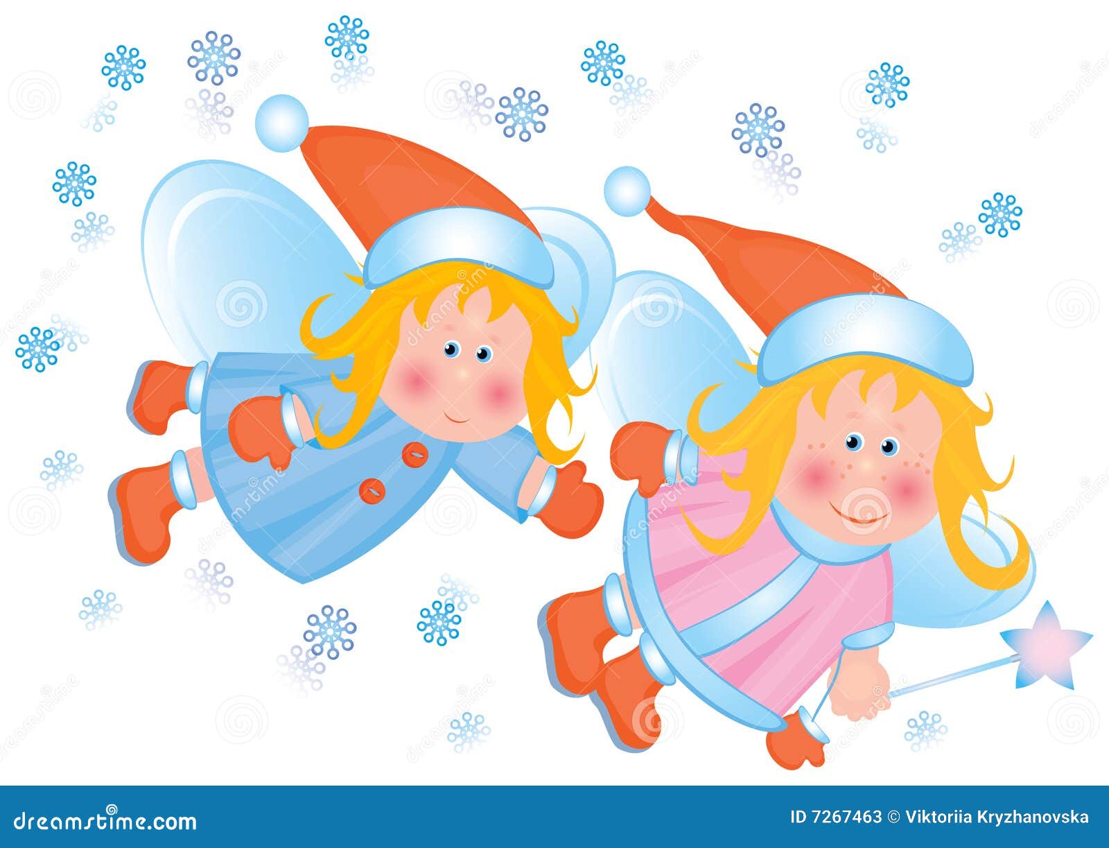 Little angels. stock vector. Illustration of celebrate - 7267463