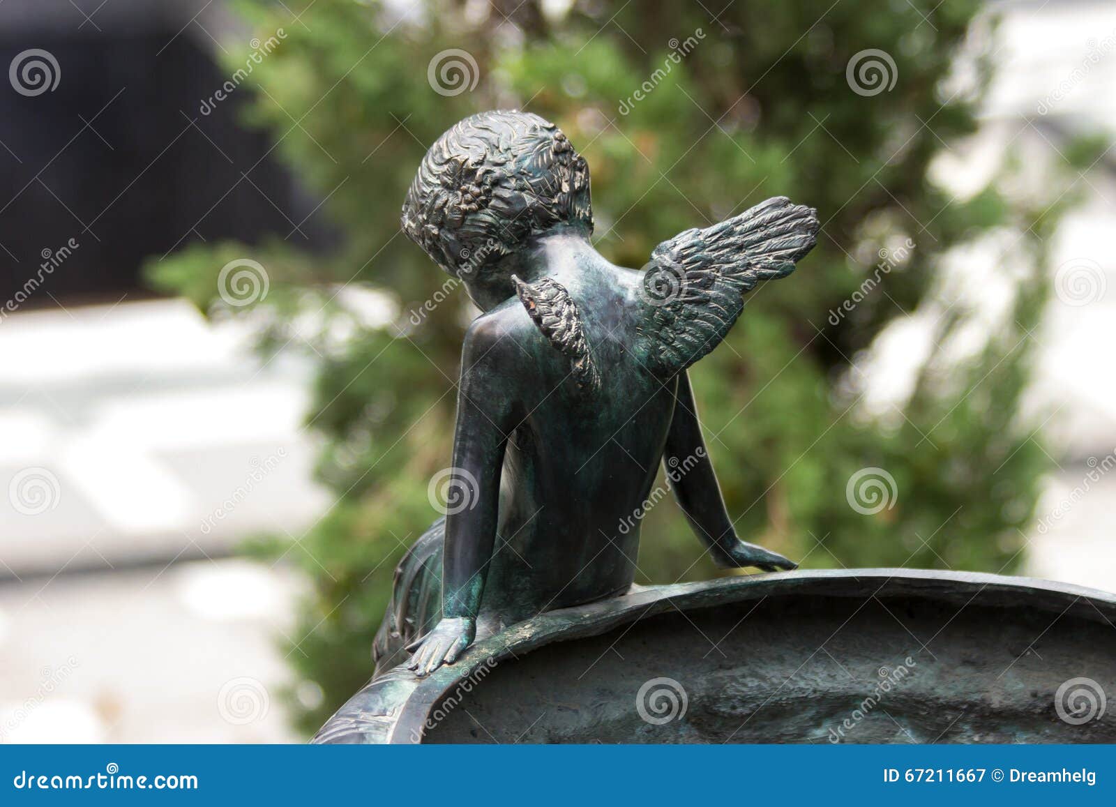 Little angle statue stock image. Image of beautiful, burial - 67211667