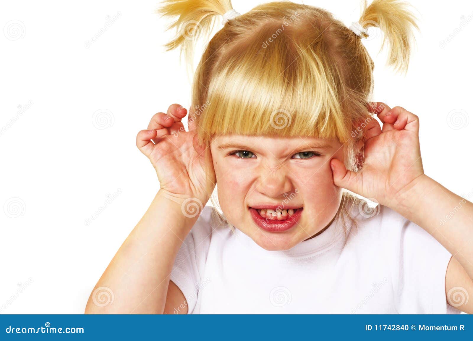 A Little Girl Looking Mad And Furious - Angry Child BAB