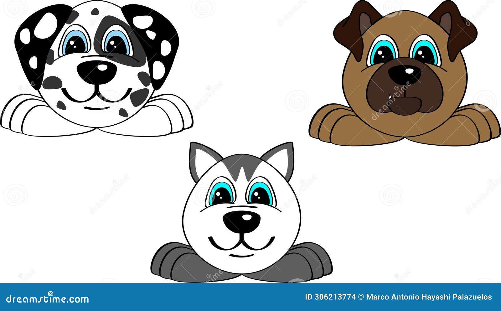 Little Animals Cartoon Pack Collection Set Illustration2 Stock Vector ...