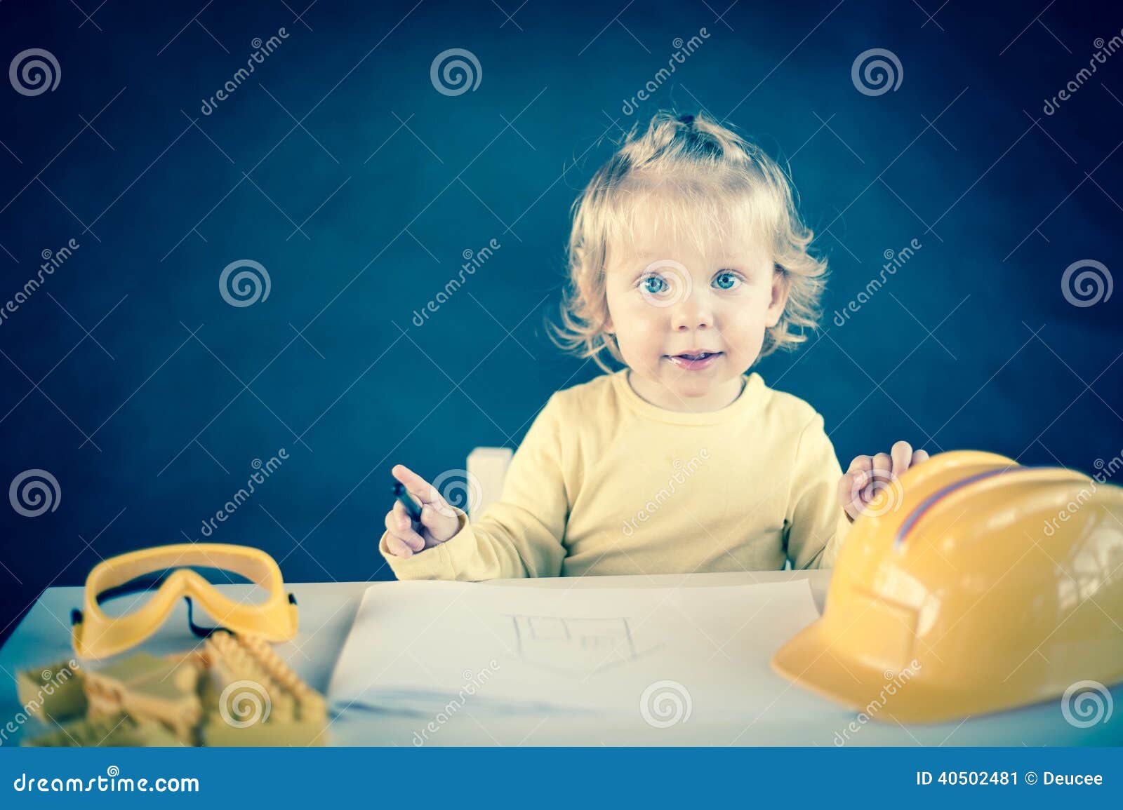 Little Architect stock image. Image of home, beautiful - 40502481