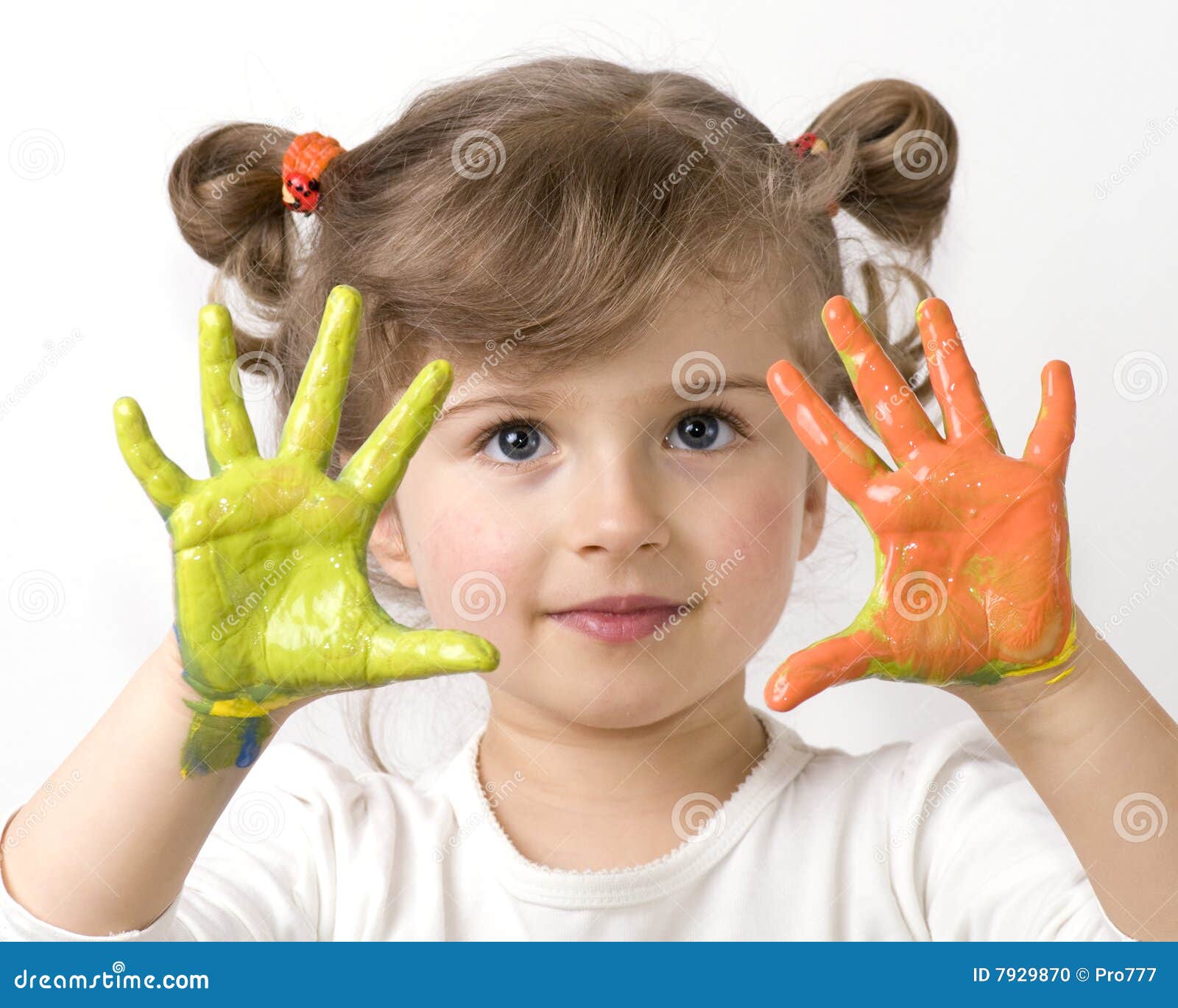 Little artist stock photo. Image of elementary, bright - 7929870