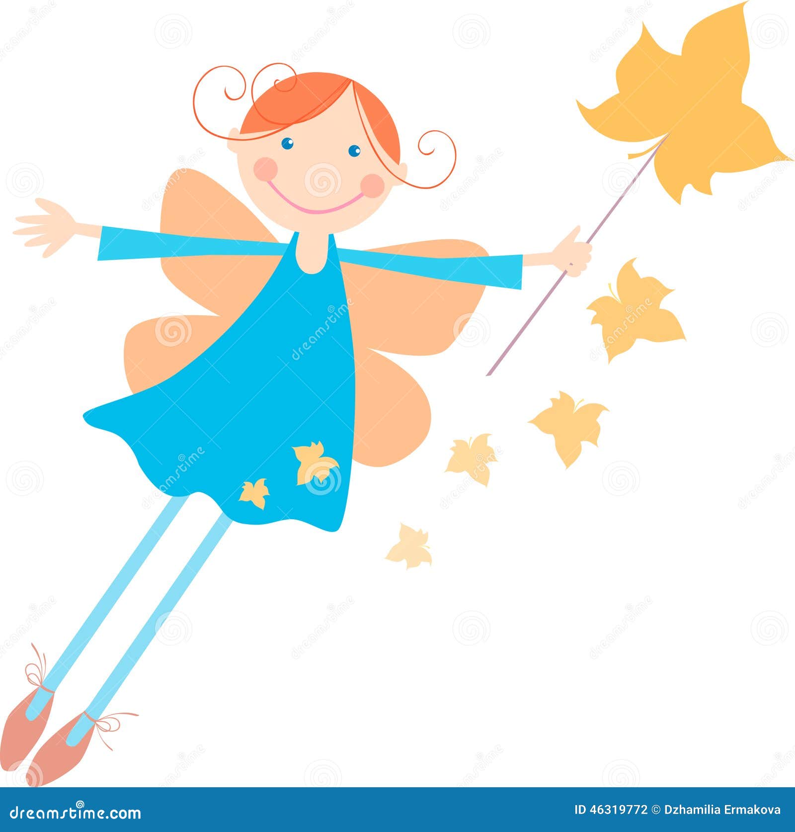 Little autumn stock vector. Illustration of magical, little - 46319772