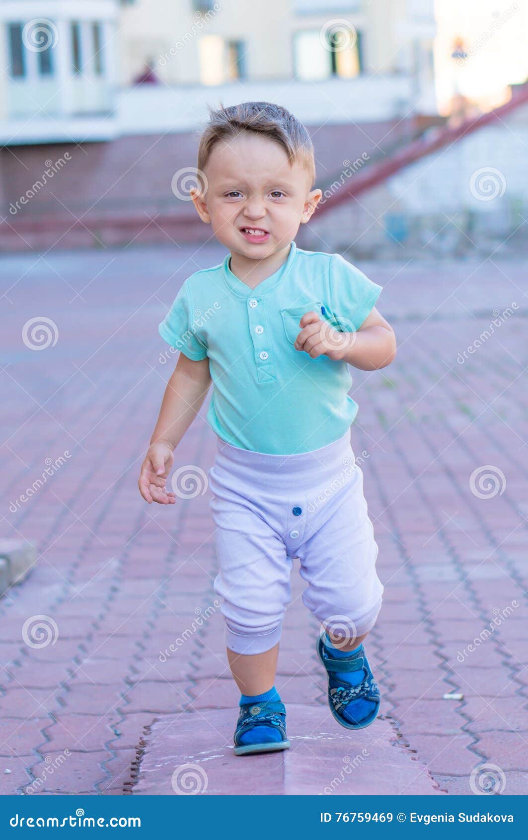 Little baby boy running stock image. Image of portrait - 76759469