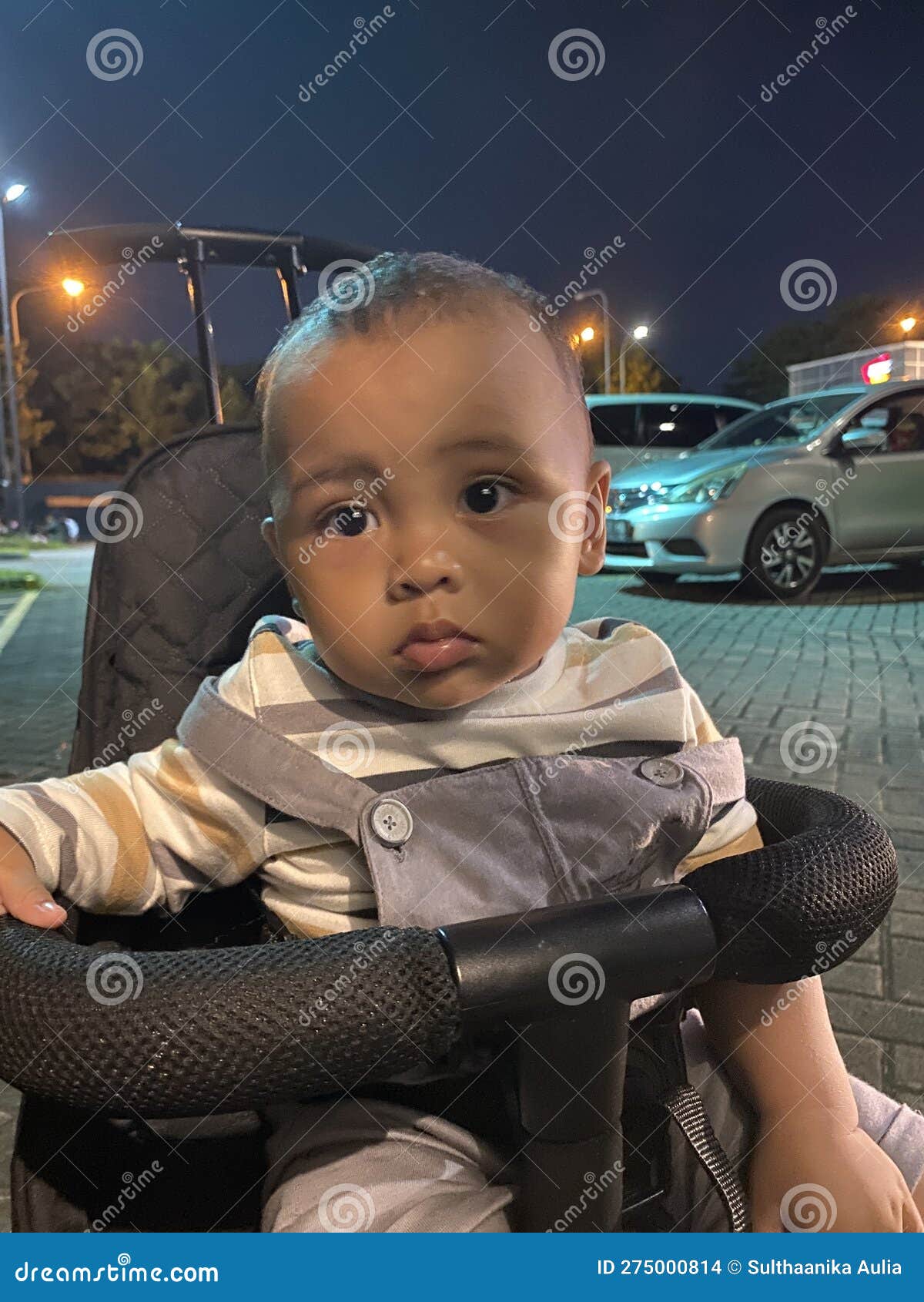 Little Baby Expression while Playing Stock Photo - Image of expression ...